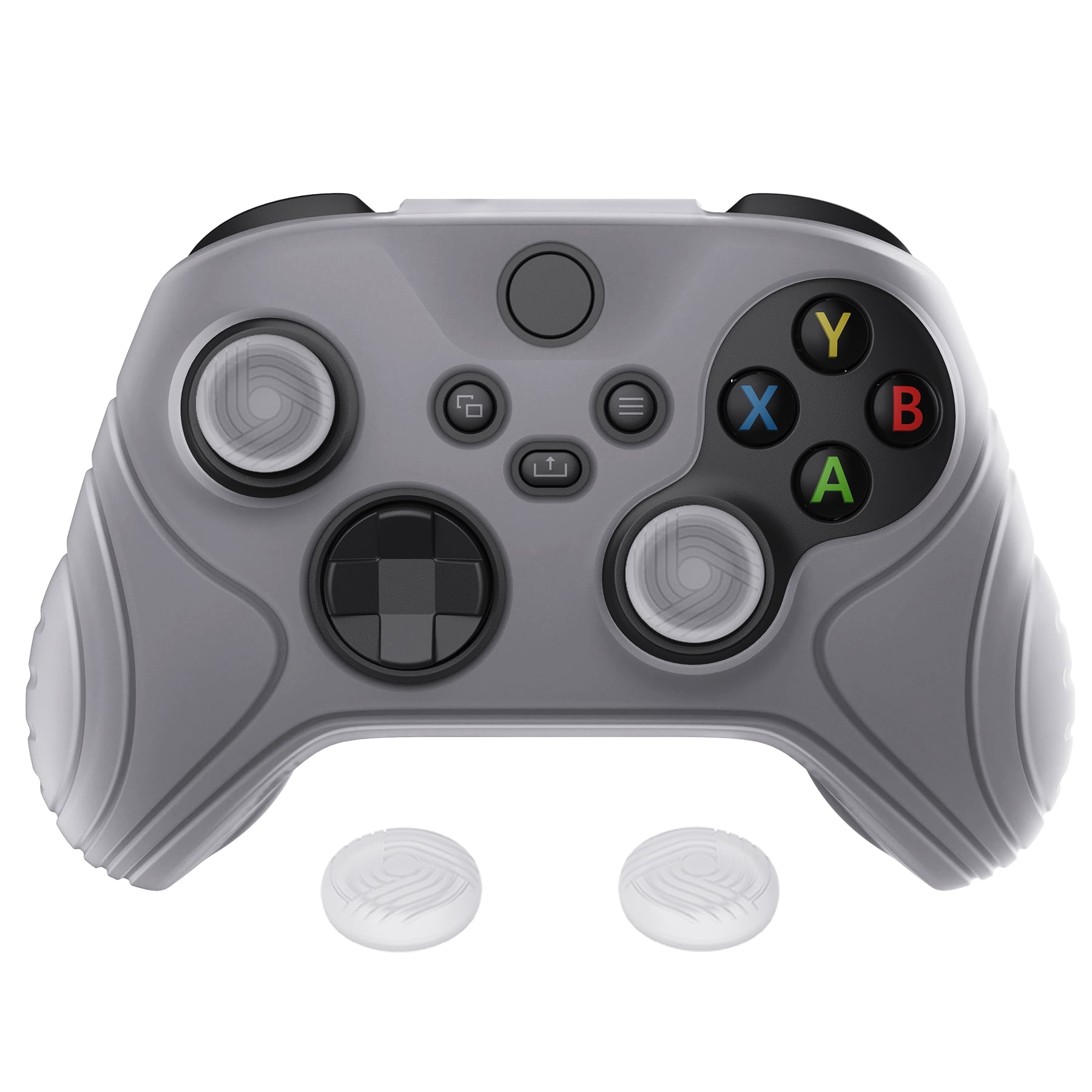 PlayVital Samurai Edition Clear White Anti-slip Controller Grip ...
