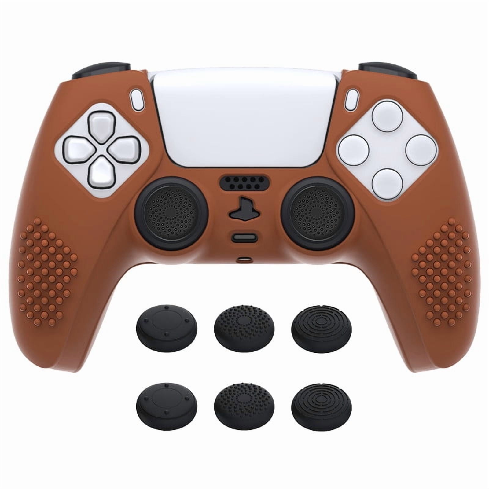 PlayVital Signal Brown 3D Studded Edition Anti-Slip Silicone Cover Skin ...
