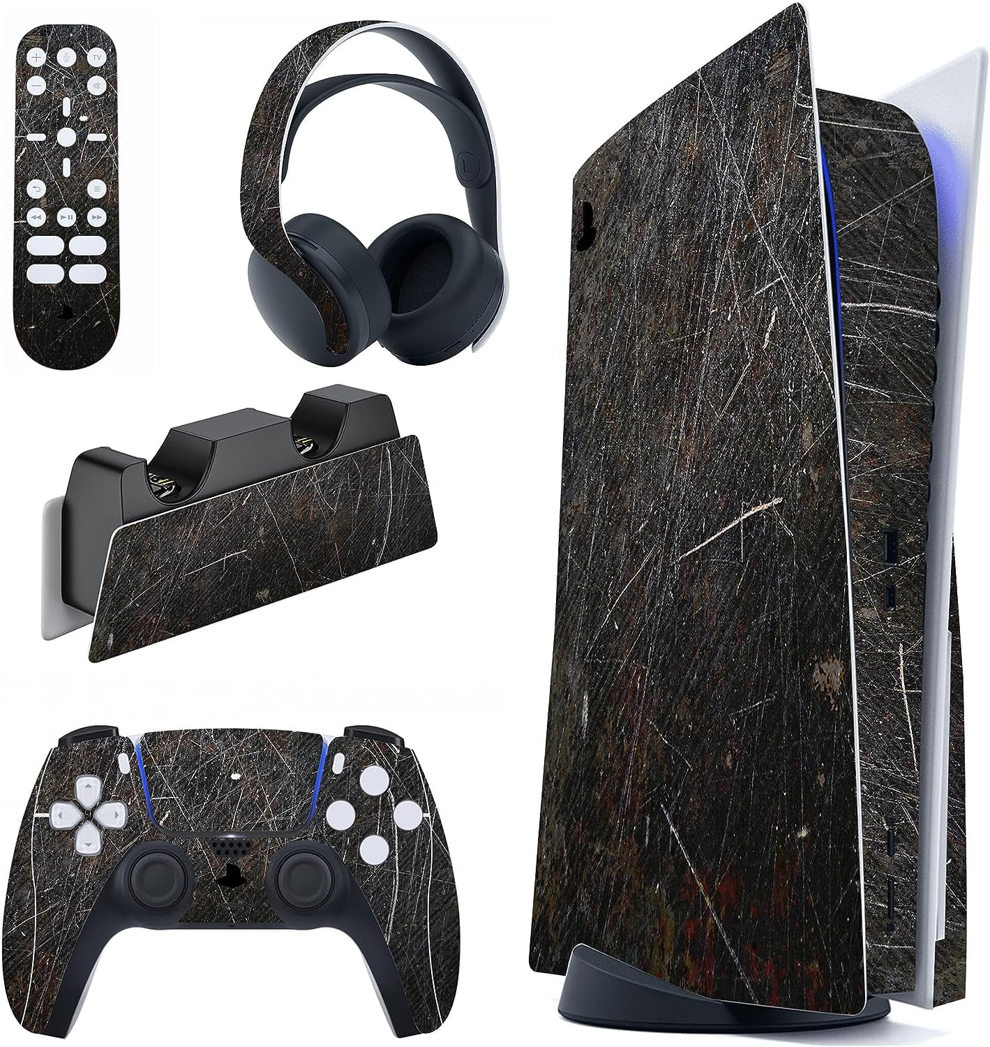 PlayVital Skin Decal for ps5 Console Disc Edition, Full Set Sticker ...