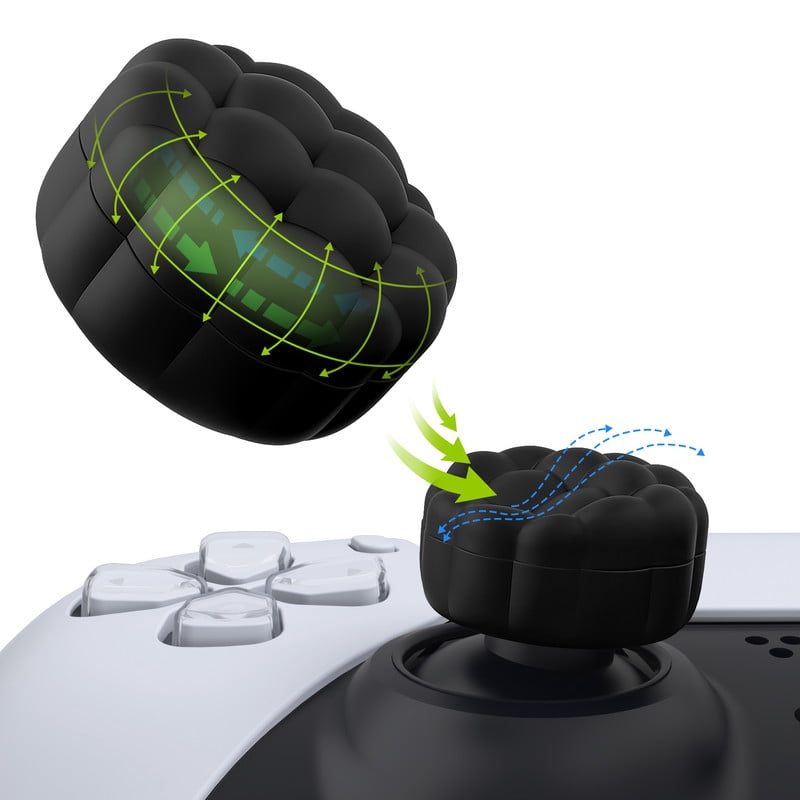 PlayVital Thumb Grip Caps for PS5/PS4, Xbox Series X/S, Xbox One, Elite ...
