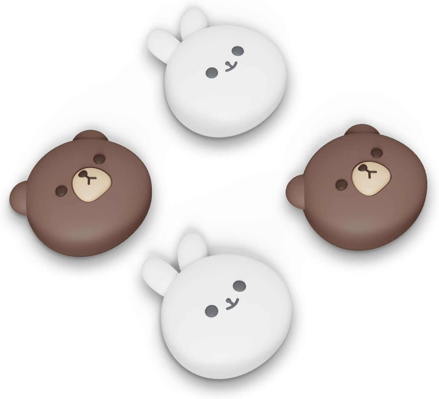 PlayVital Thumb Grip Caps for ps5/4 Controller, Silicone Analog Stick ...