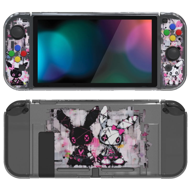 PlayVital Transparent Protective Case for Nintendo Switch, Soft TPU ...