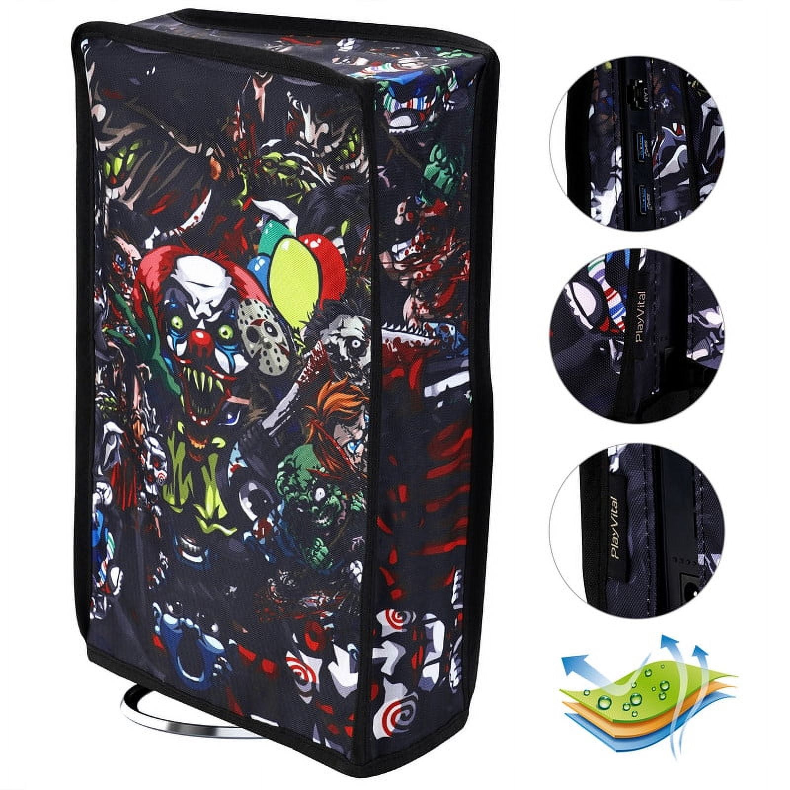 PlayVital Vertical Dust Cover for ps5 Slim Disc Edition(The New Smaller ...