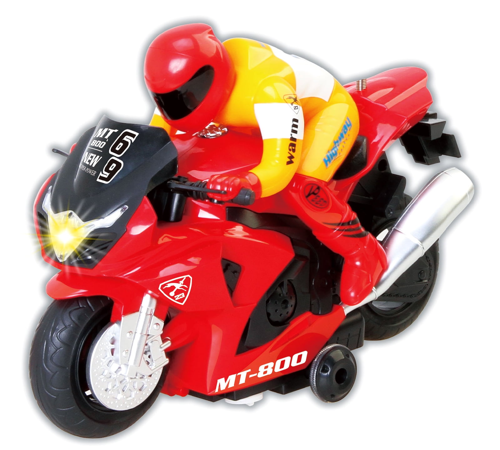 PlayWorld Ready! Set! Race! RC Motocycle Remote Control Toy - Red ...