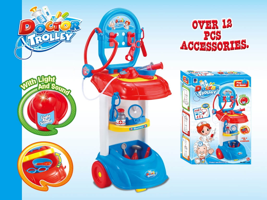 PlayWorld What's Up Doc? Doctor Trolley Playset - Walmart.com