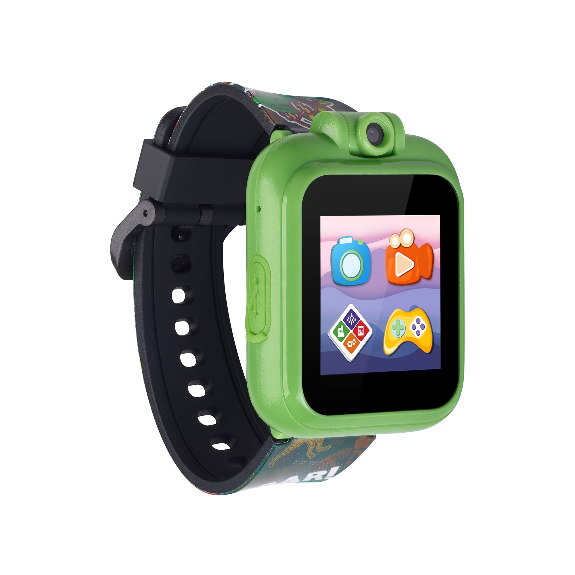 PlayZoom 2 Kids Smartwatch: Rock and Roll Cool T-Rex in Green - Walmart.com