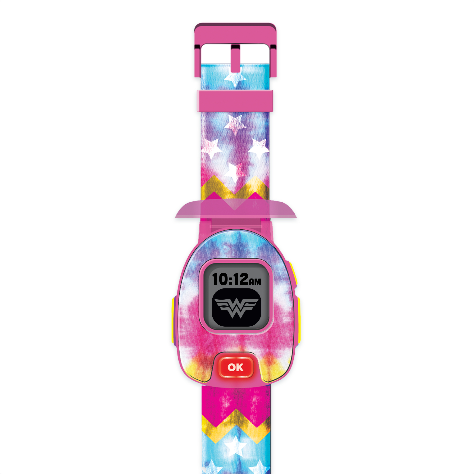 PlayZoom Justice League Kids Smartwatch, Pink Case with Pink Band ...