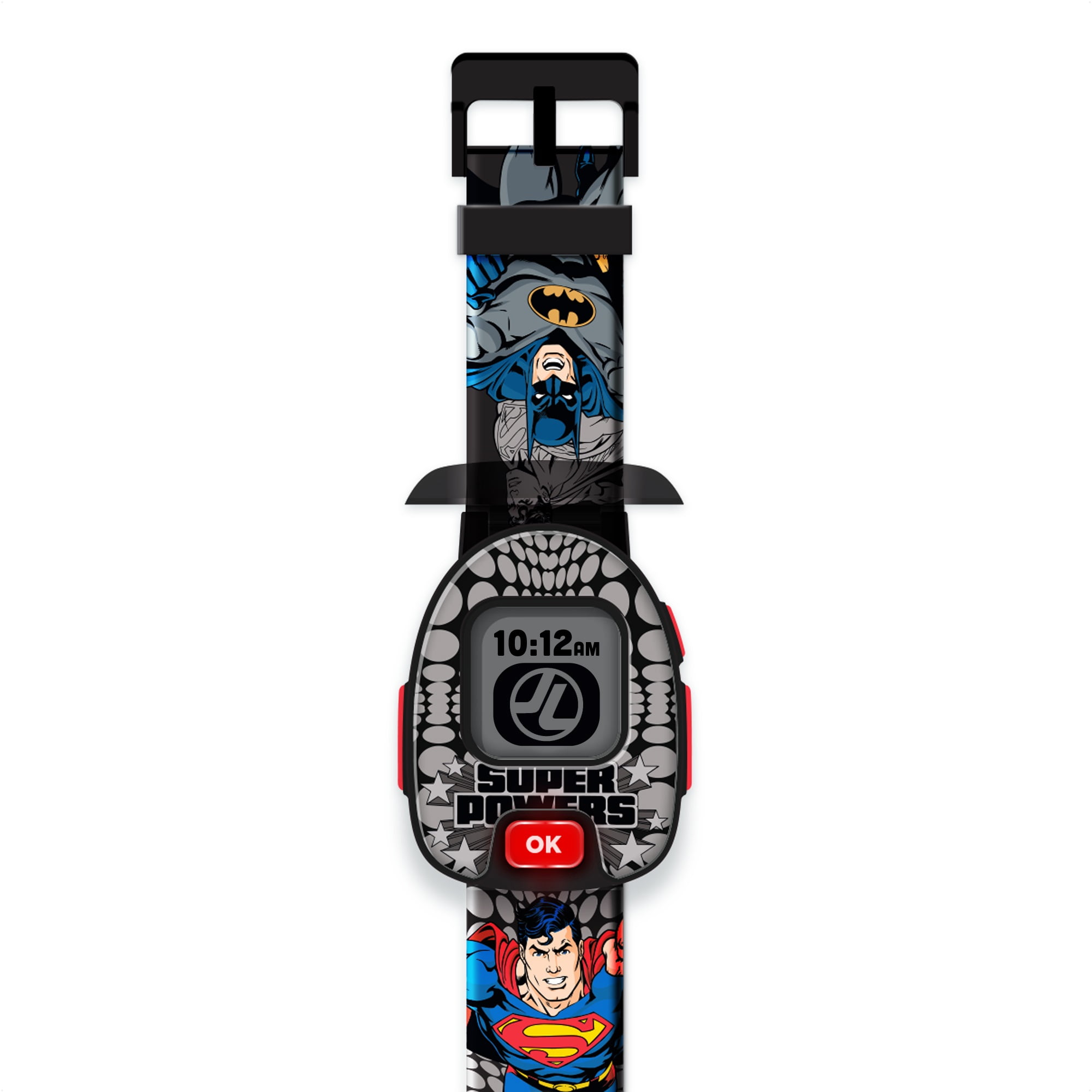 PlayZoom Justice League Kids Smartwatch, 40mm Blue Case with Blue Band ...