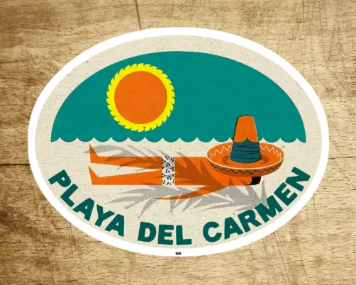 Playa Del Carmen Mexico Beach Vacation Ocean Scuba Sticker Decal Phone ...