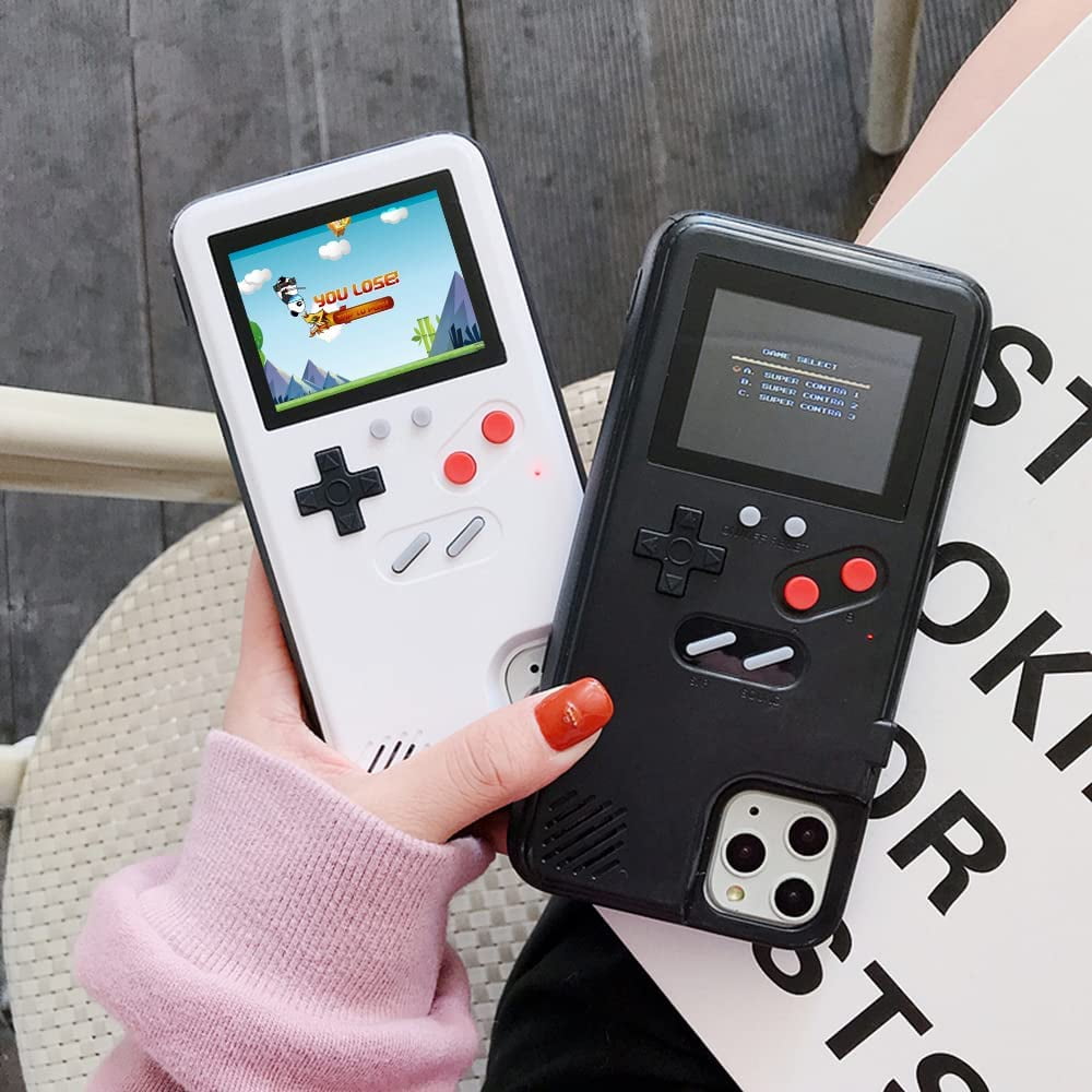 Playable Game Case for iPhone 12 Pro, Retro Gameboy Case for Men and ...