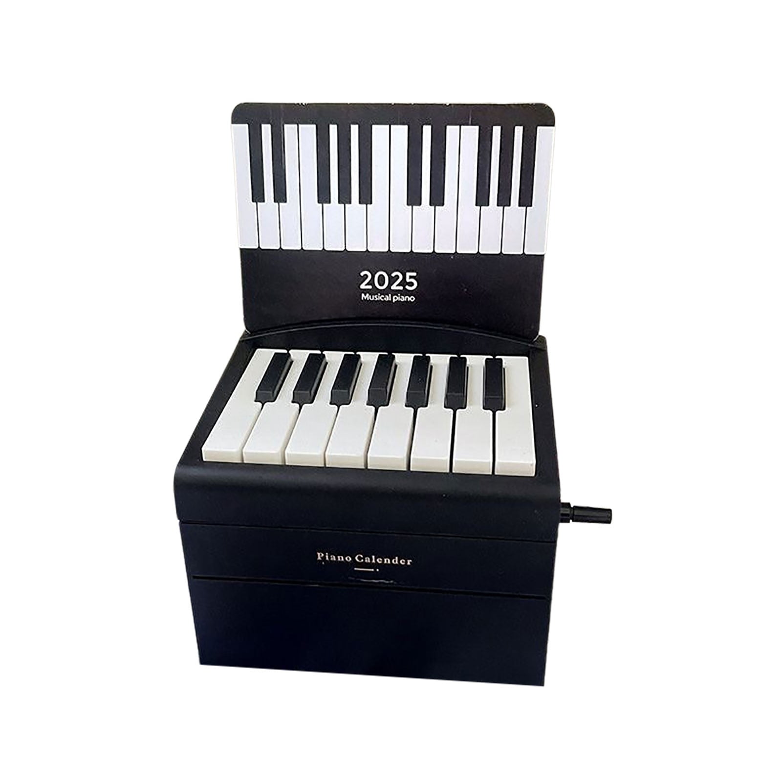 Playable Piano Desk Calendar Piano Calendar 2025 With 27 Pcs Calendar ...