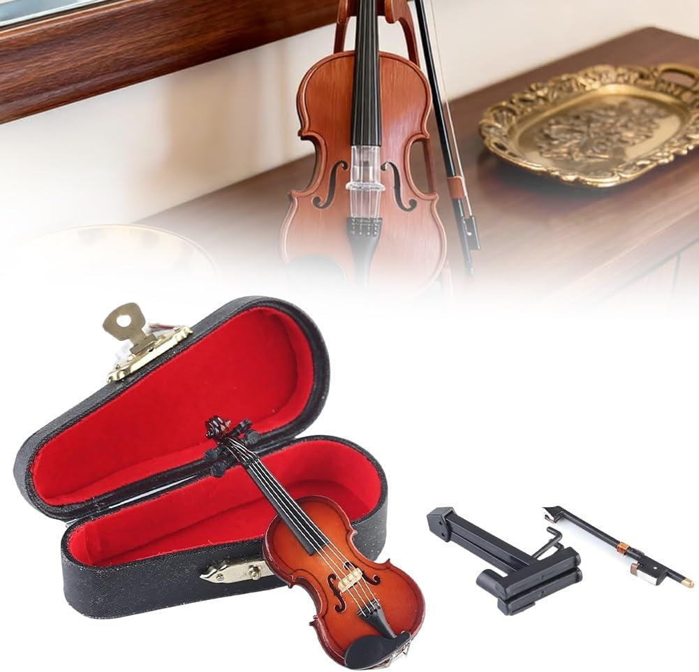 Playable Tiny Violin Figurine Model, The Worlds Smallest Miniature ...