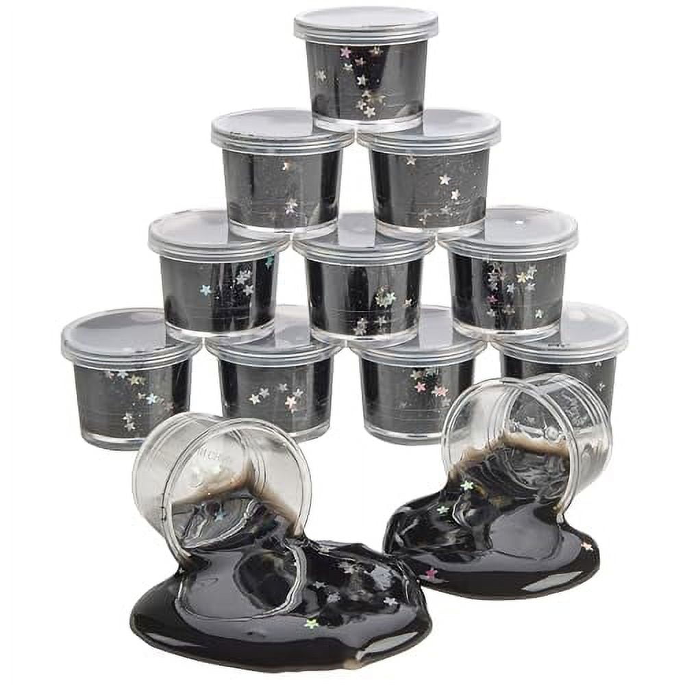 Playbees Black Nebula Slime - 48 Pack - Galaxy Star Slime Party Favors ...
