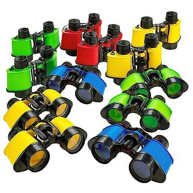 Playbees Kids Toy Binoculars with Neck Strap - 12 Pack - Premium Bird ...