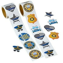 Police Badge Nametag Stickers - Stationery - 1 Piece - Walmart.com