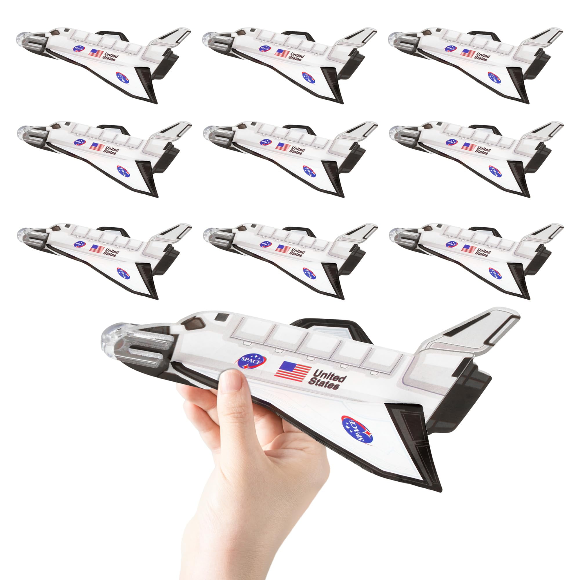 Playbees Space Shuttle Gliders - 24 BSL1 Pack - Space Themed Favors ...