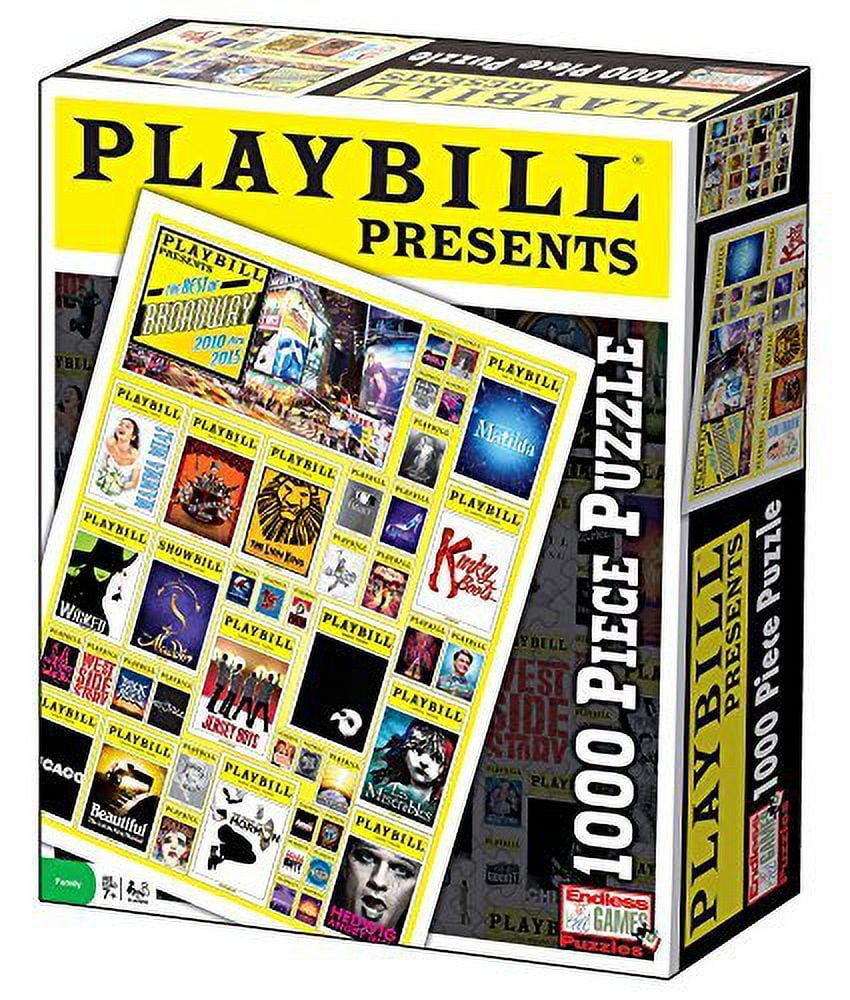 Playbill Broadway Cover Puzzle, 1000 Piece by Endless Games - Walmart.com