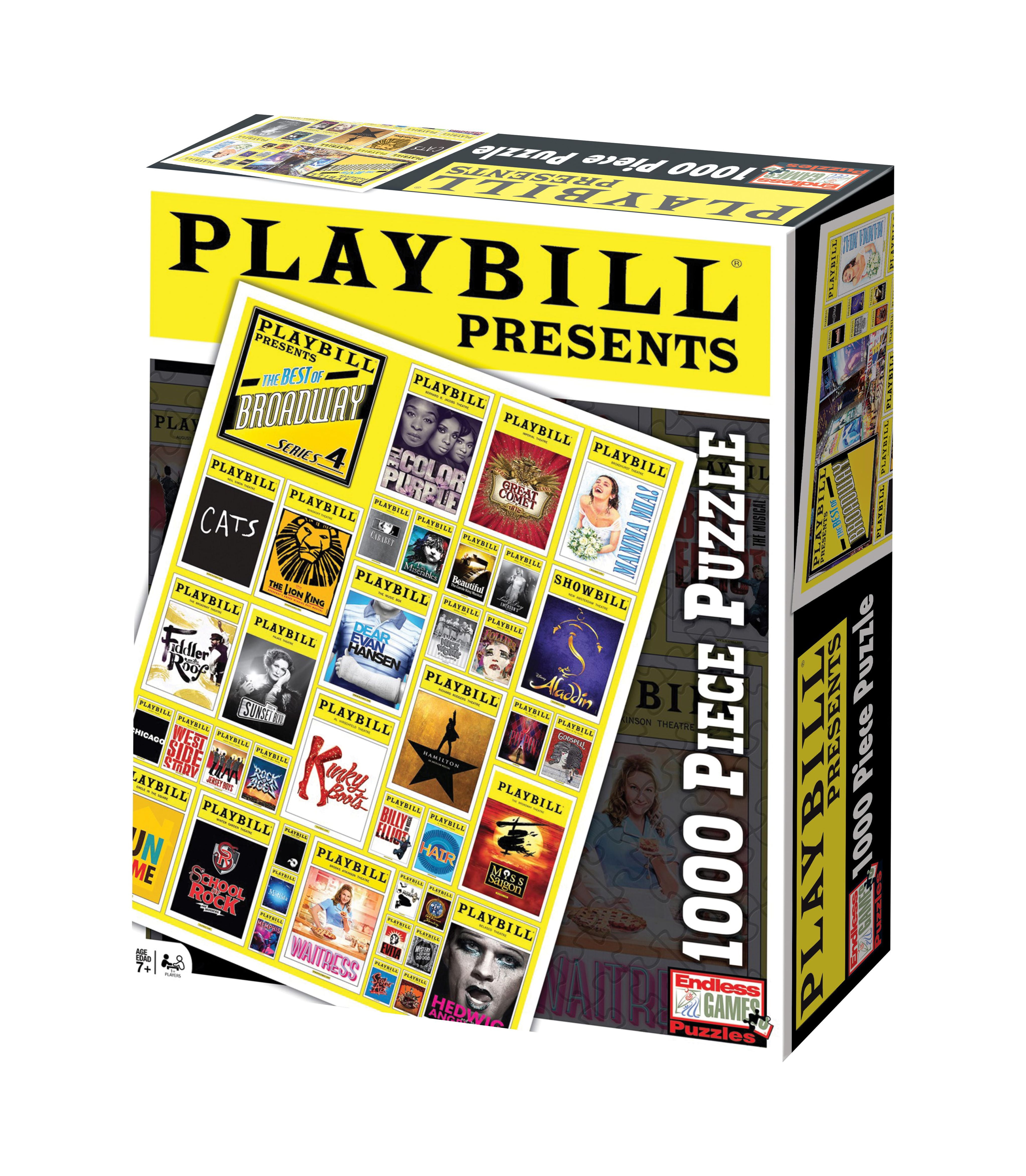 Playbill Presents the Best of Broadway Series 4 - 1,000 Piece Jigsaw ...