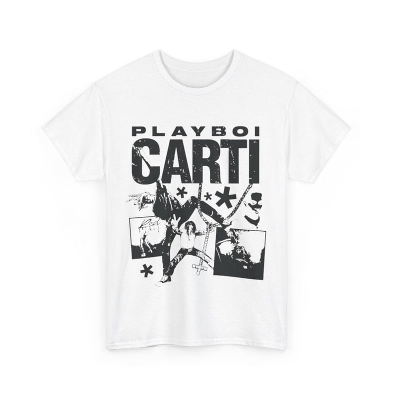 Playboi Carti Concert Tee with Graphic Design, Stylish Fan Apparel ...