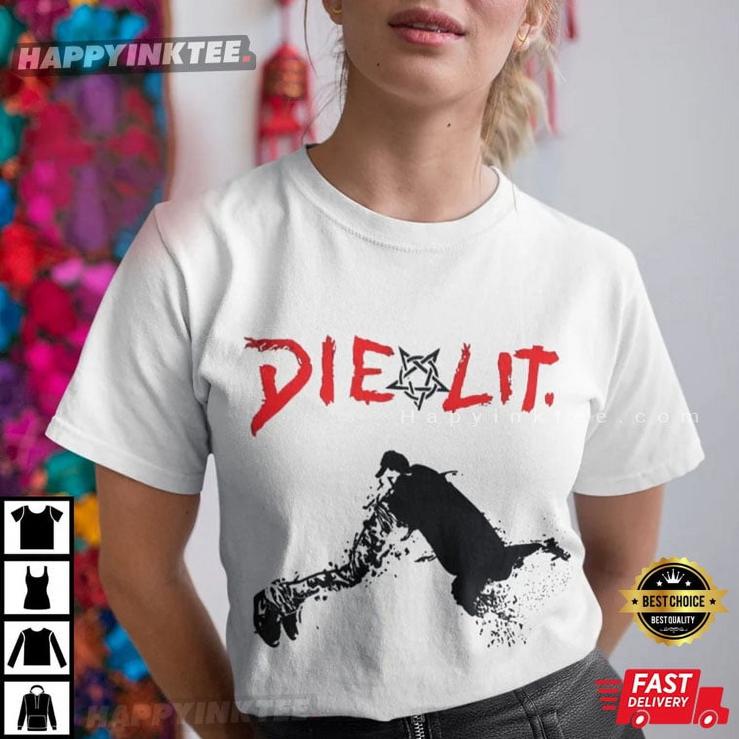 Playboi Carti Die Lit Merch T-shirt - Walmart.com