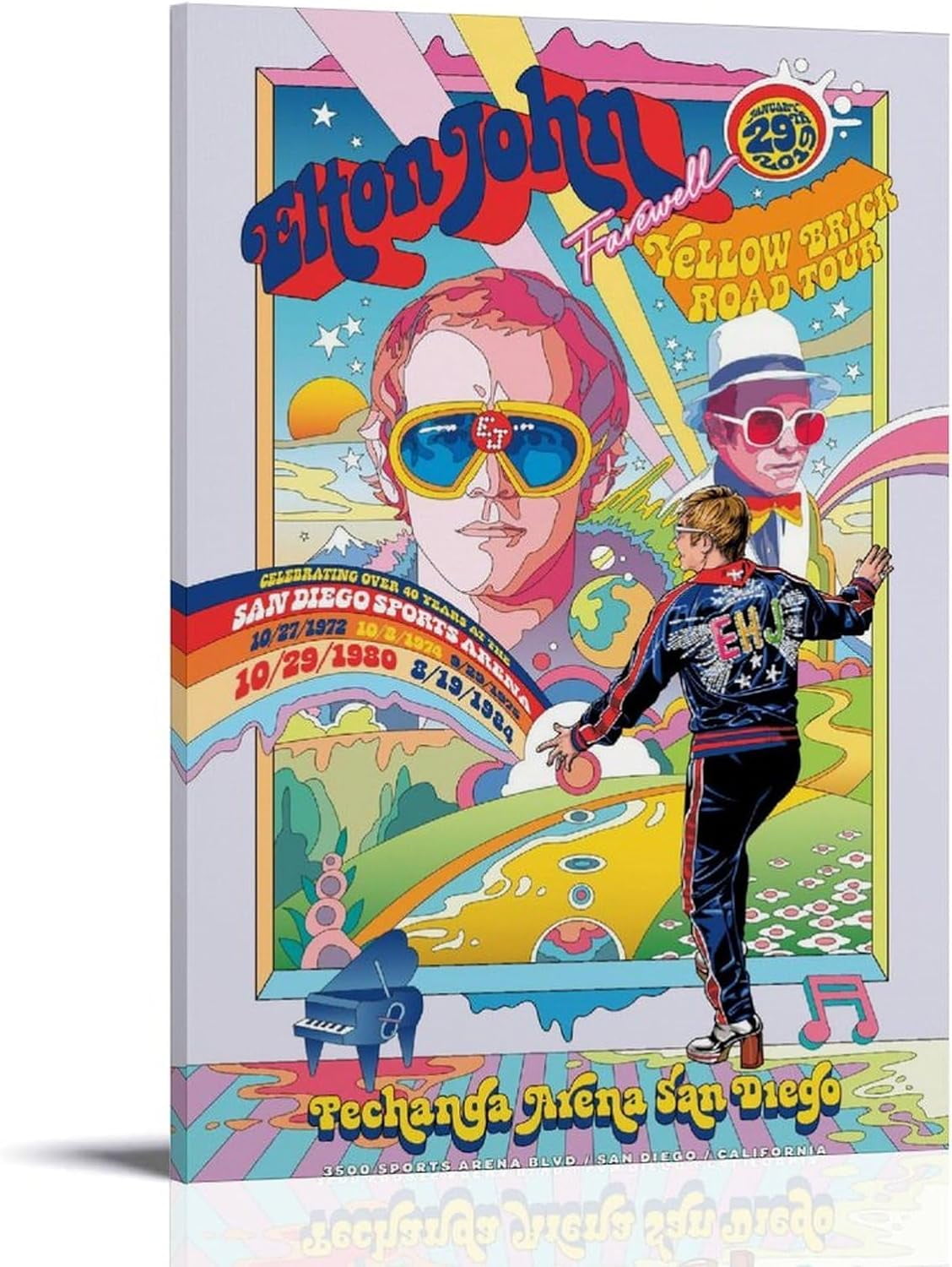 Playboi Carti Die Lit Poster Vintage Funky Poster 90s Canvas Wall Art ...