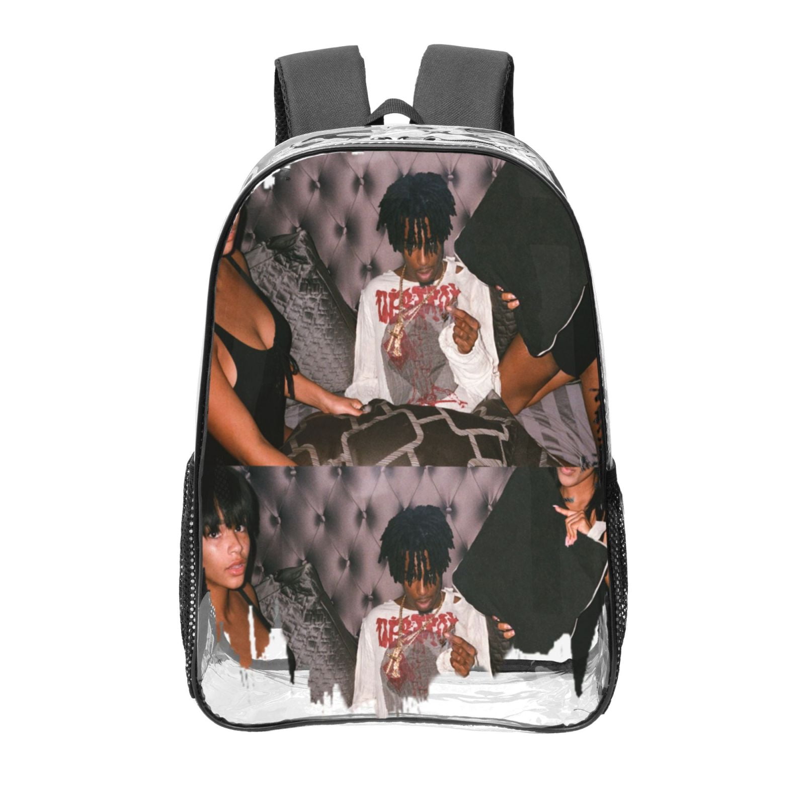 Playboi Carti Die Lit Transparent Backpack Fashion Travel Backpack ...