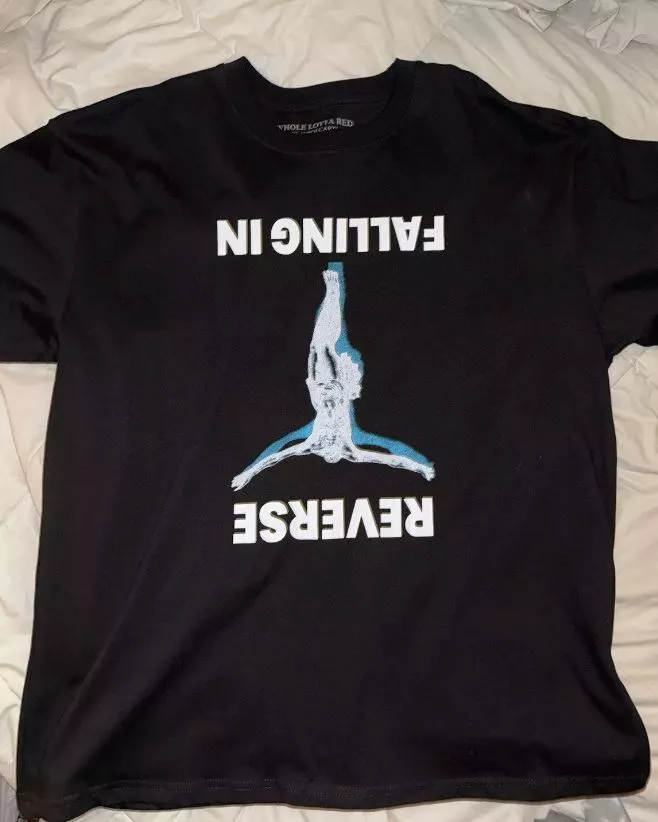 Playboi Carti Falling In Reverse Whole Lotta Red Wlr T-shirt, Full Size ...