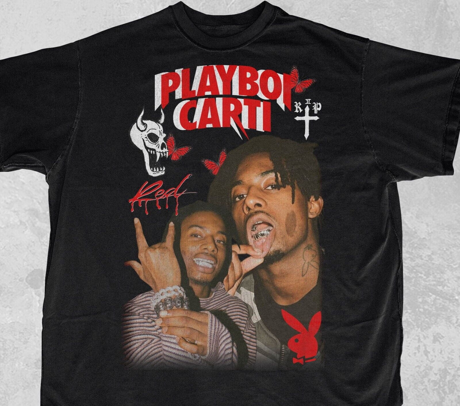 Playboi Carti Men T-shirt Black Cotton Unisex All Sizes S to 5XL 63 ...