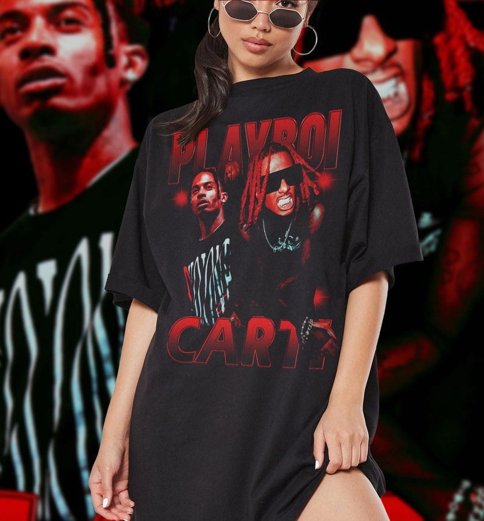 Playboi Carti Music Rap Shirt, Dye Lit Album Tee, Antagonist Tour 90s ...