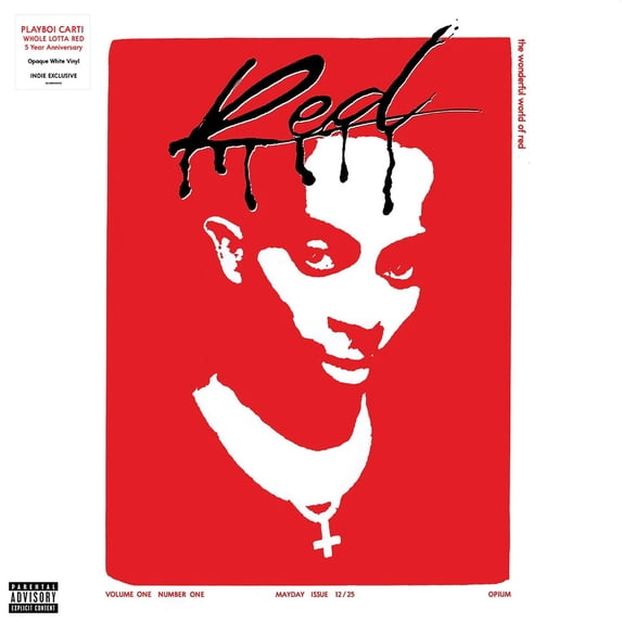 Playboi Carti – Whole Lotta Red LP white - Walmart.com