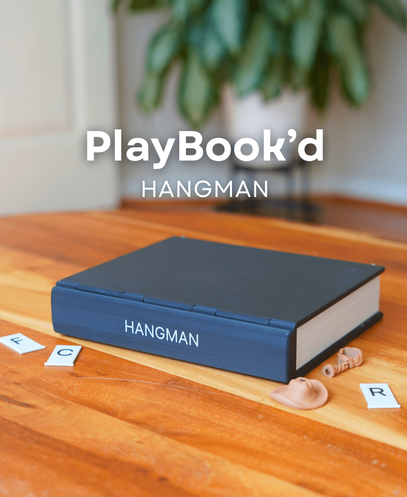 Playbook’d Hangman Game Book, Classic Word Guessing Game Disguised as a ...