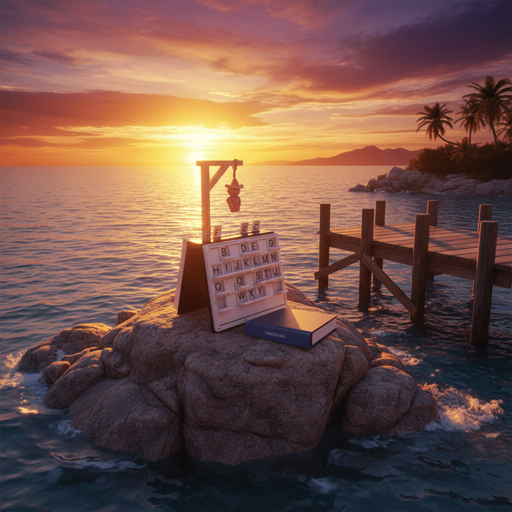 Playbook’d Hangman Game Book - Magnetic Foldable Word Guessing Game for ...