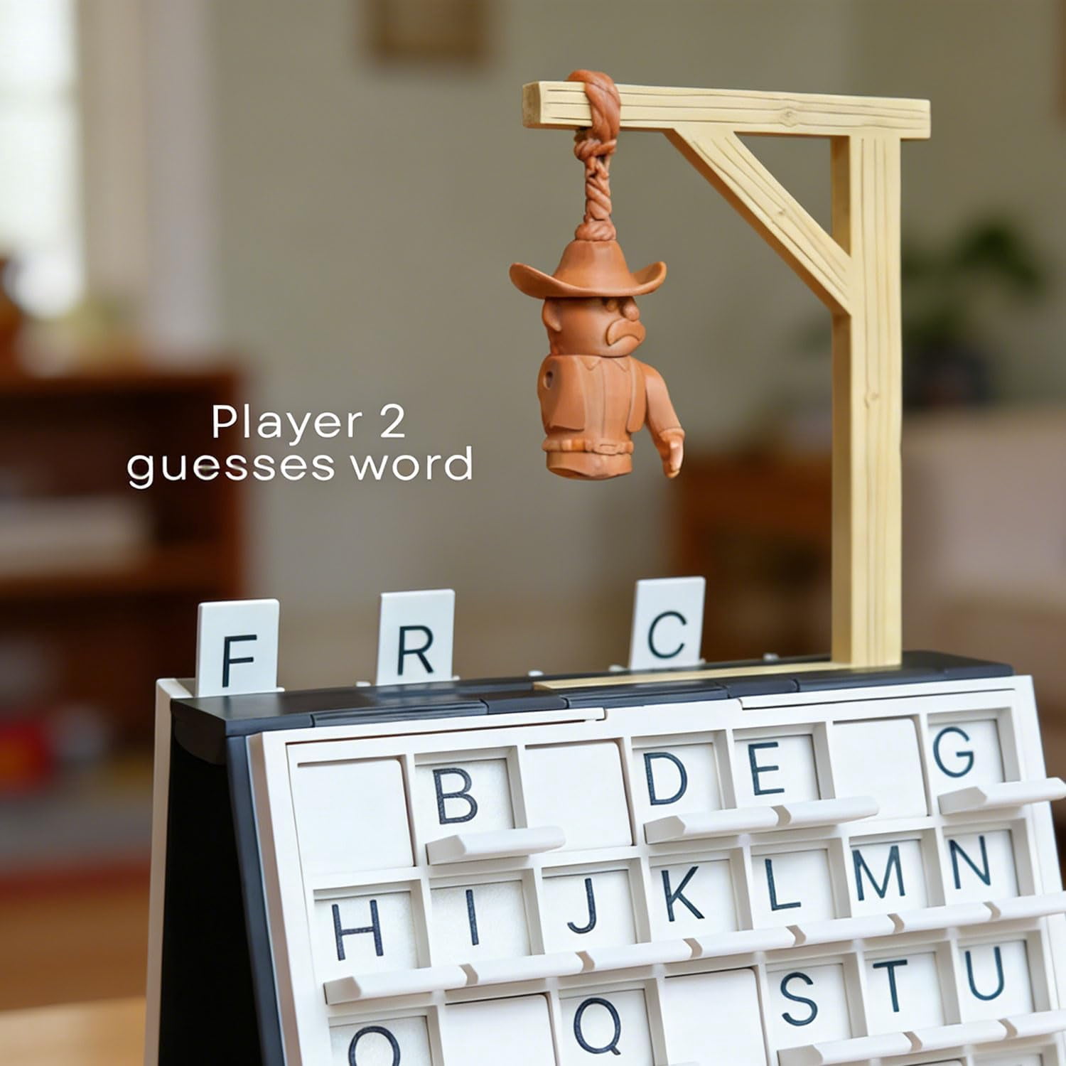 Playbook'd Hangman, Hangman Game Magnetic Cowboy 3D Printed Set ...