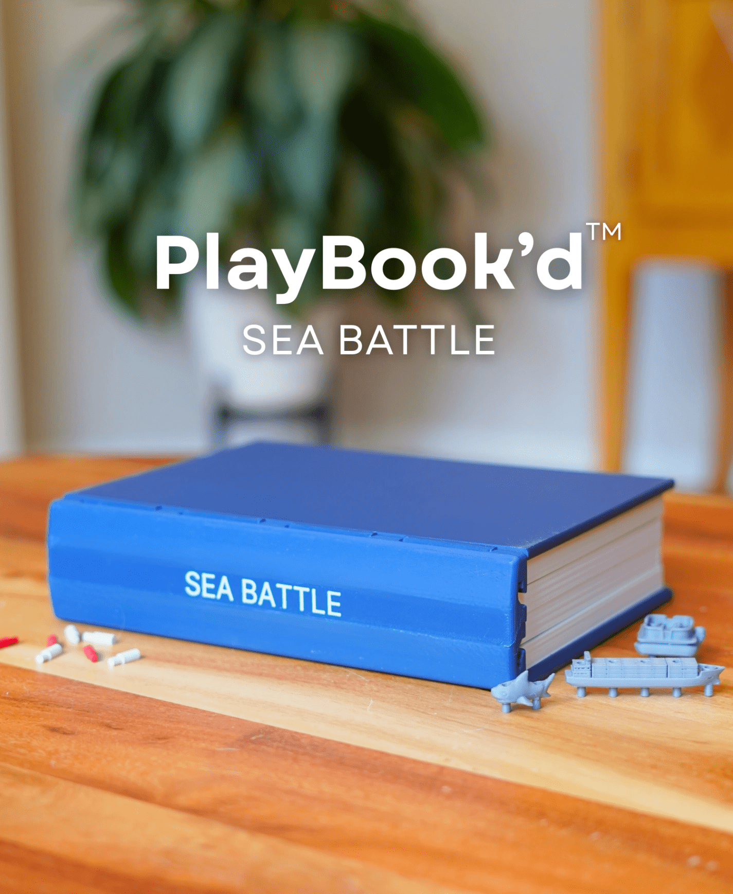 Playbook’d Sea Battle Game Book, Classic Battleship Strategy Game ...