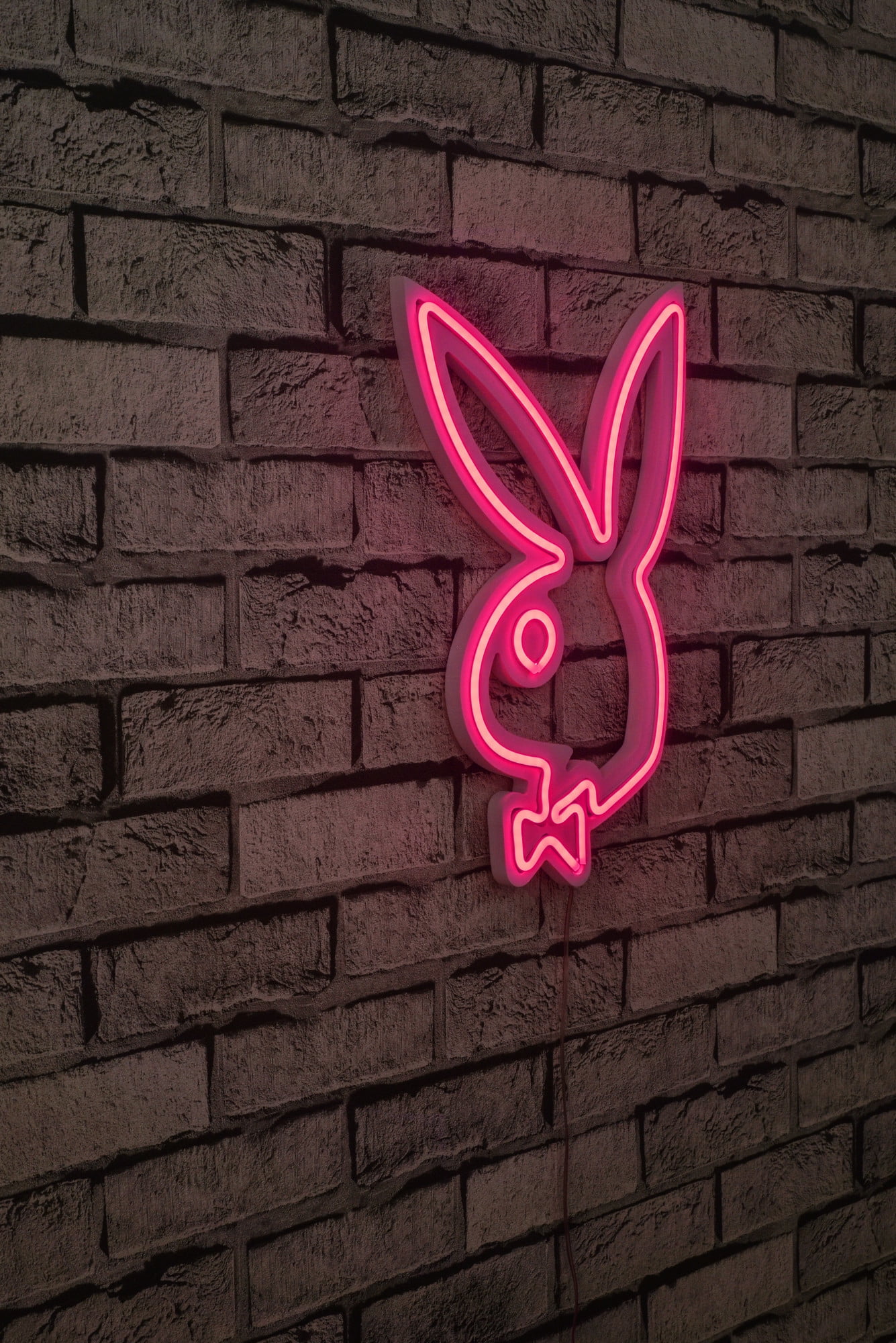 Playboy Bunny Neon Light, Pink Bunny Led Sign Wall Decor Bedroom Game ...