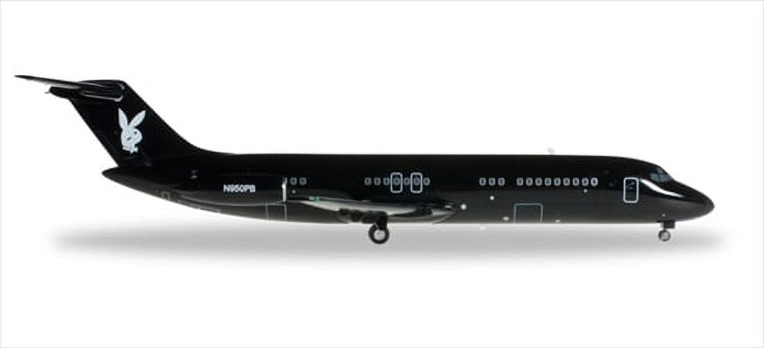 Playboy DC-9-30 N950PB (1:200) "Big Bunny" - Walmart.com