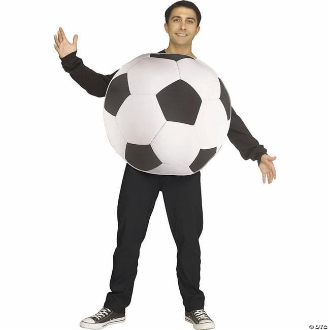 Playboy - s Soccer Ball Sport Ball Polyester Tunic Costume - One Size ...