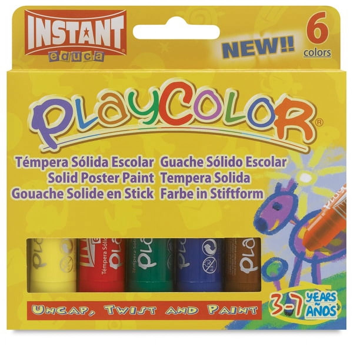 Playcolor - Standard Colors, Set of 6, Standard Size - Walmart.com