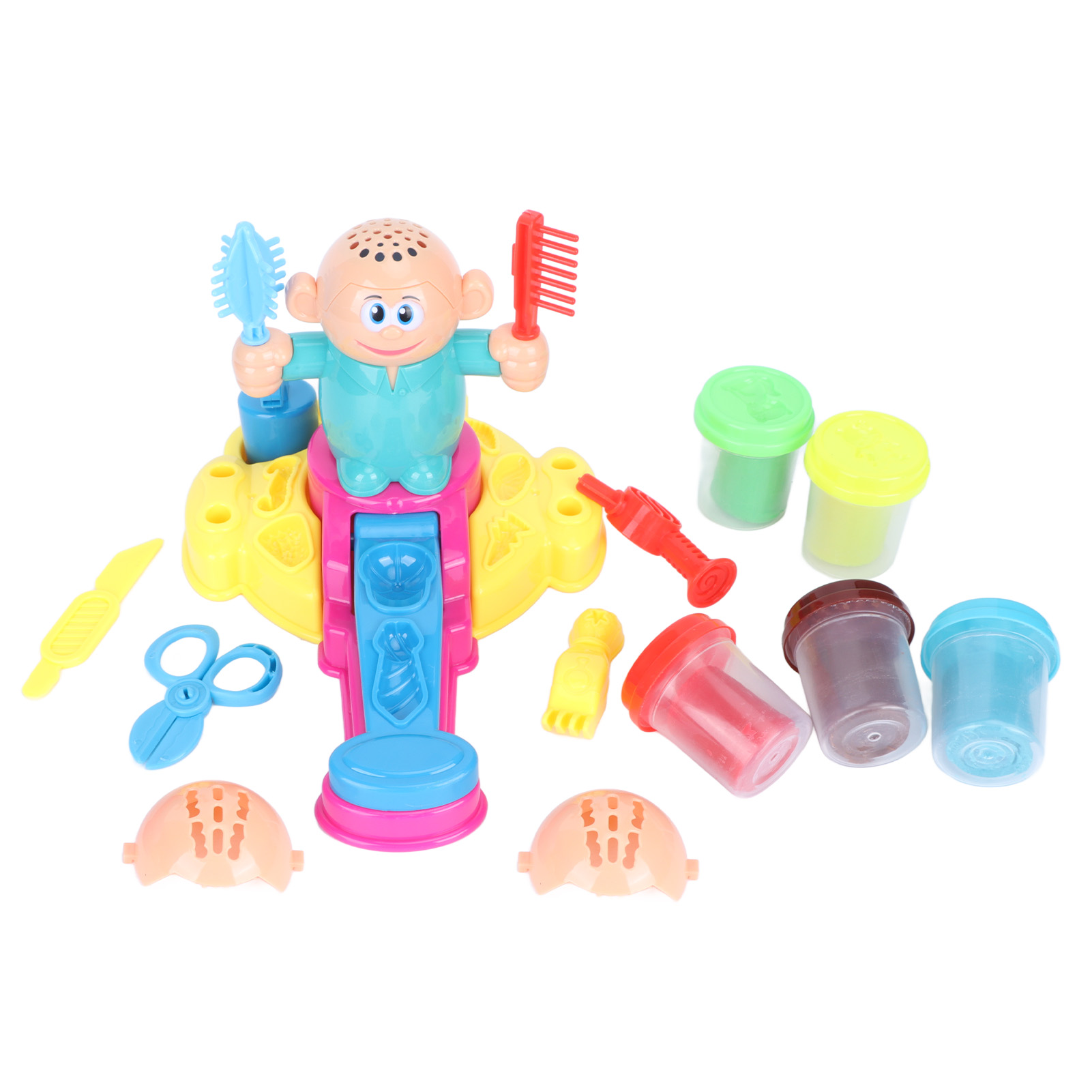 Playdough Cut Barber Shop Toys Playdough Sets for Kids 4-8, Stylish ...