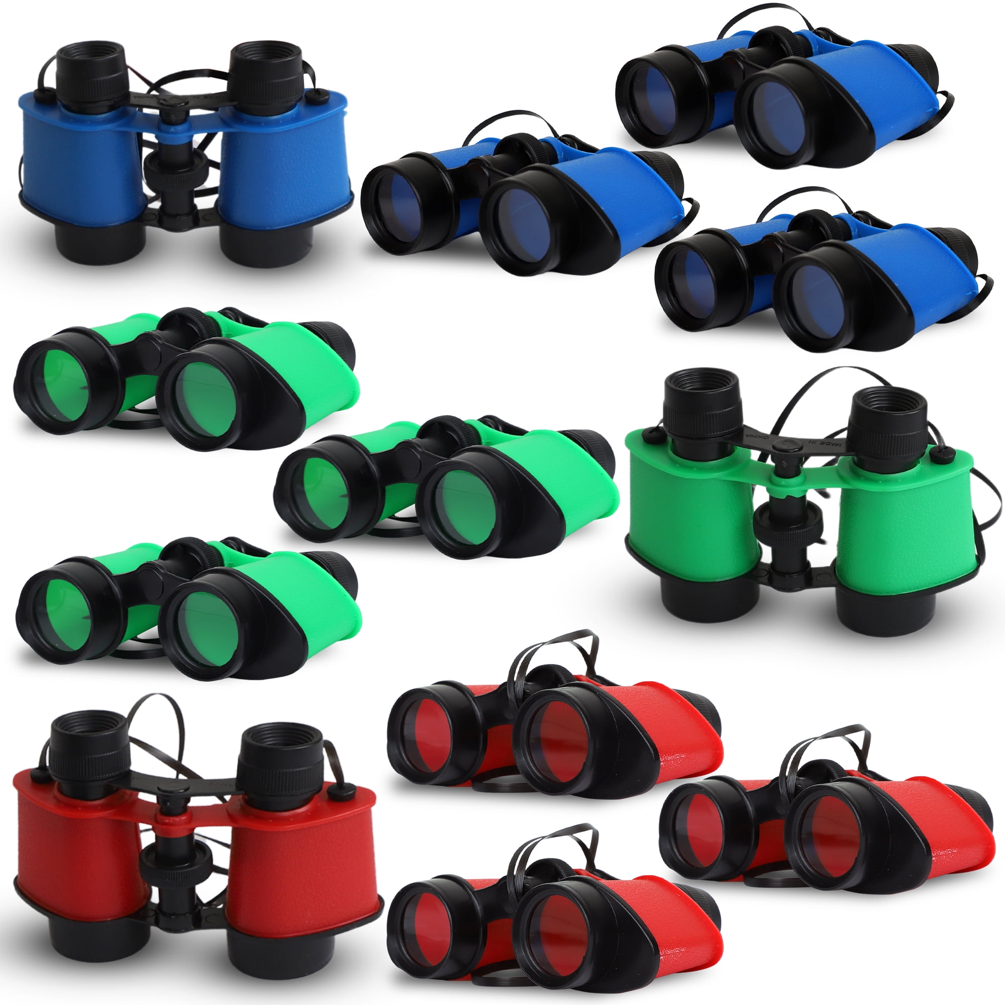 Playee Toy Binoculars for Kids with Neck Strap - 12 Pack – Great for ...