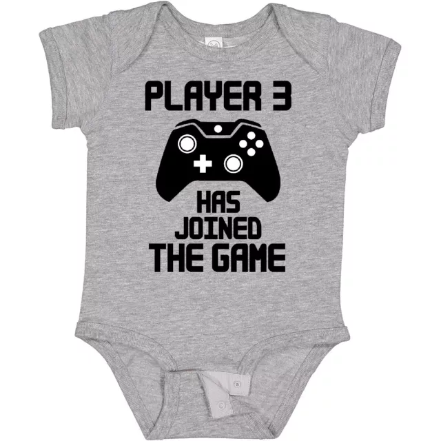 Player 3 Has Joined The Game Baby Bodysuit Pop Culture Gamer Gaming To ...