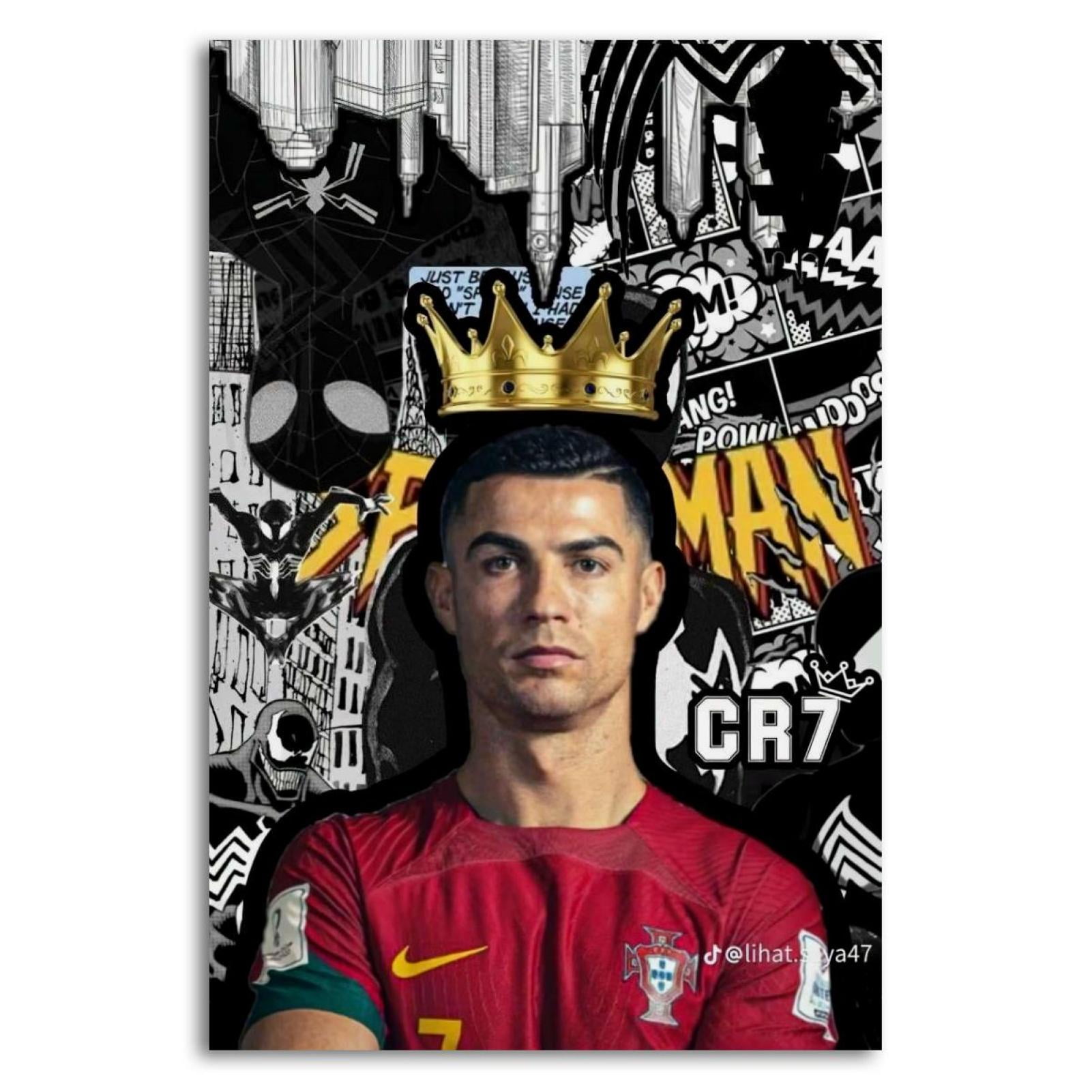 Player Cristiano Ronaldo Soccer Star CR7 Home Decor Posters Picture ...
