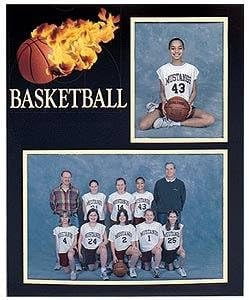 Player/Team 7x5/3½x5 MEMORY MATES cardstock double photo frame sold in ...