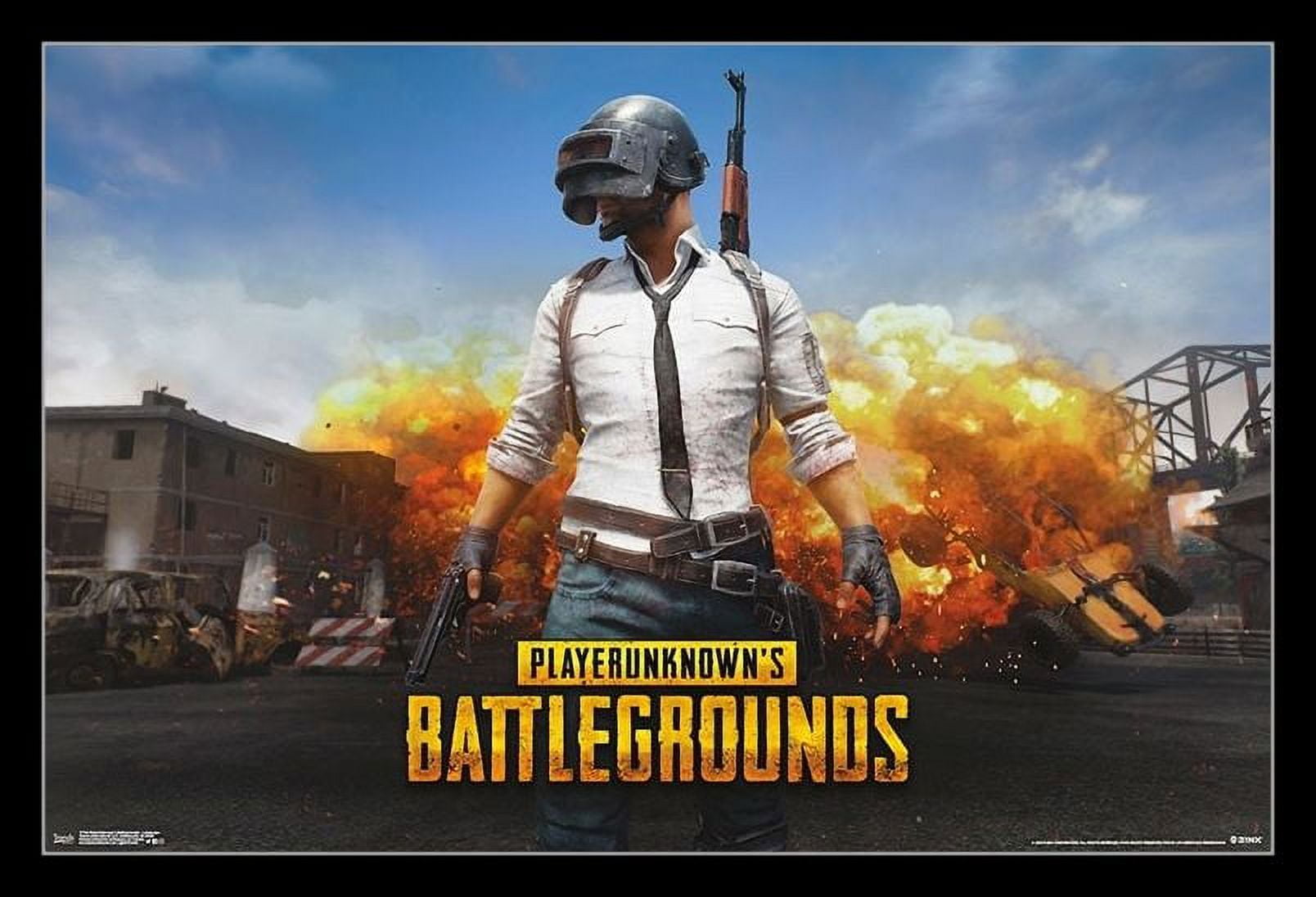 PlayerUnknown's Battlegrounds (PUBG) - Landscape Laminated & Framed ...