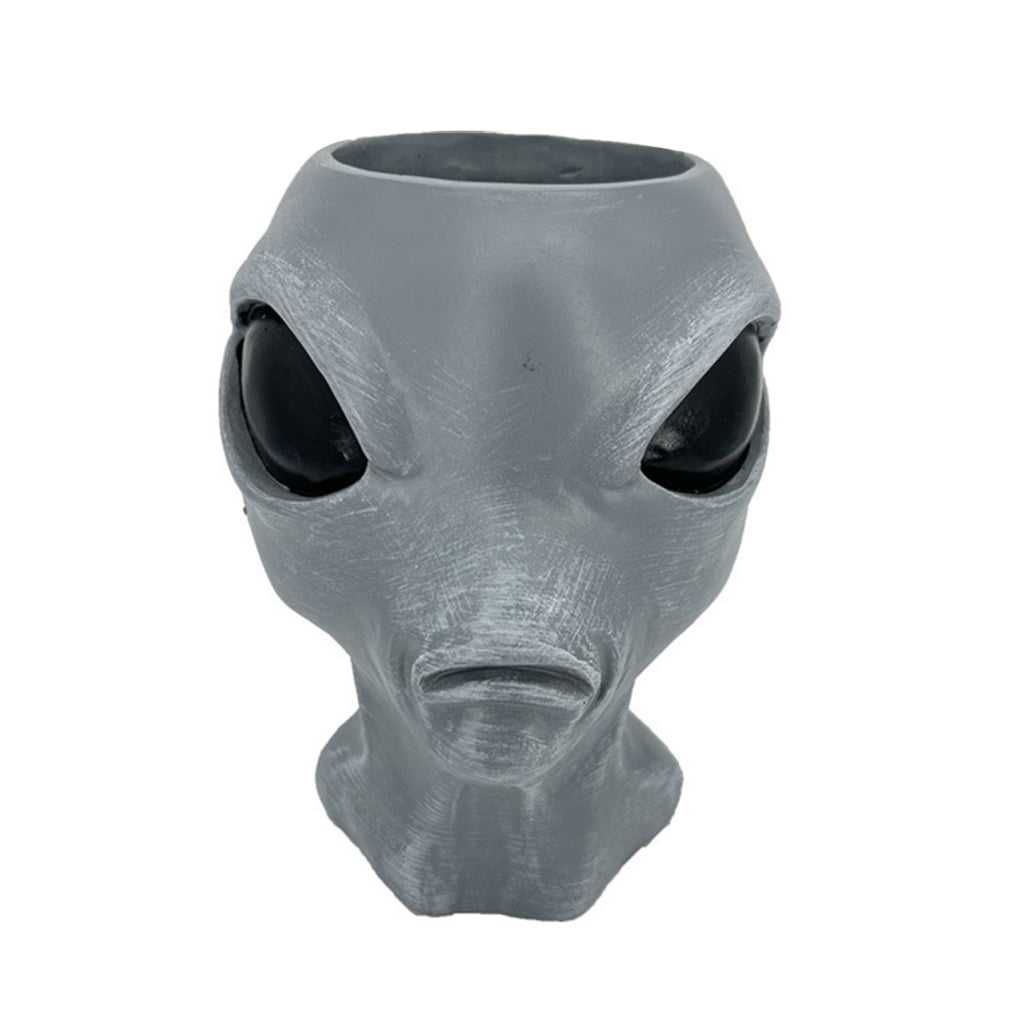 Playful Alien Statue Pot Sculpture for Planting Decoration Flower ...