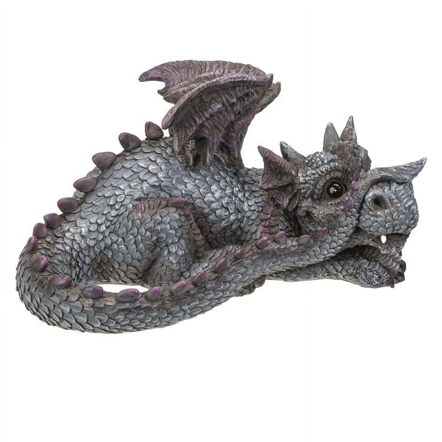 Pacific Giftware Blue Dragon Figurine, 7.48-inch Length, Resin, Table ...