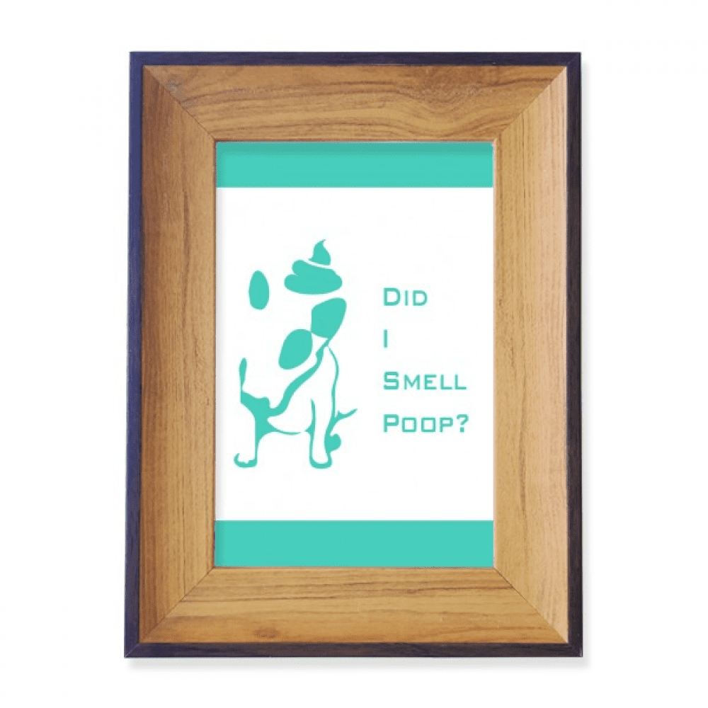Playful Bull Terrier Smells Poop Photo Frame Exhibition Display Art ...