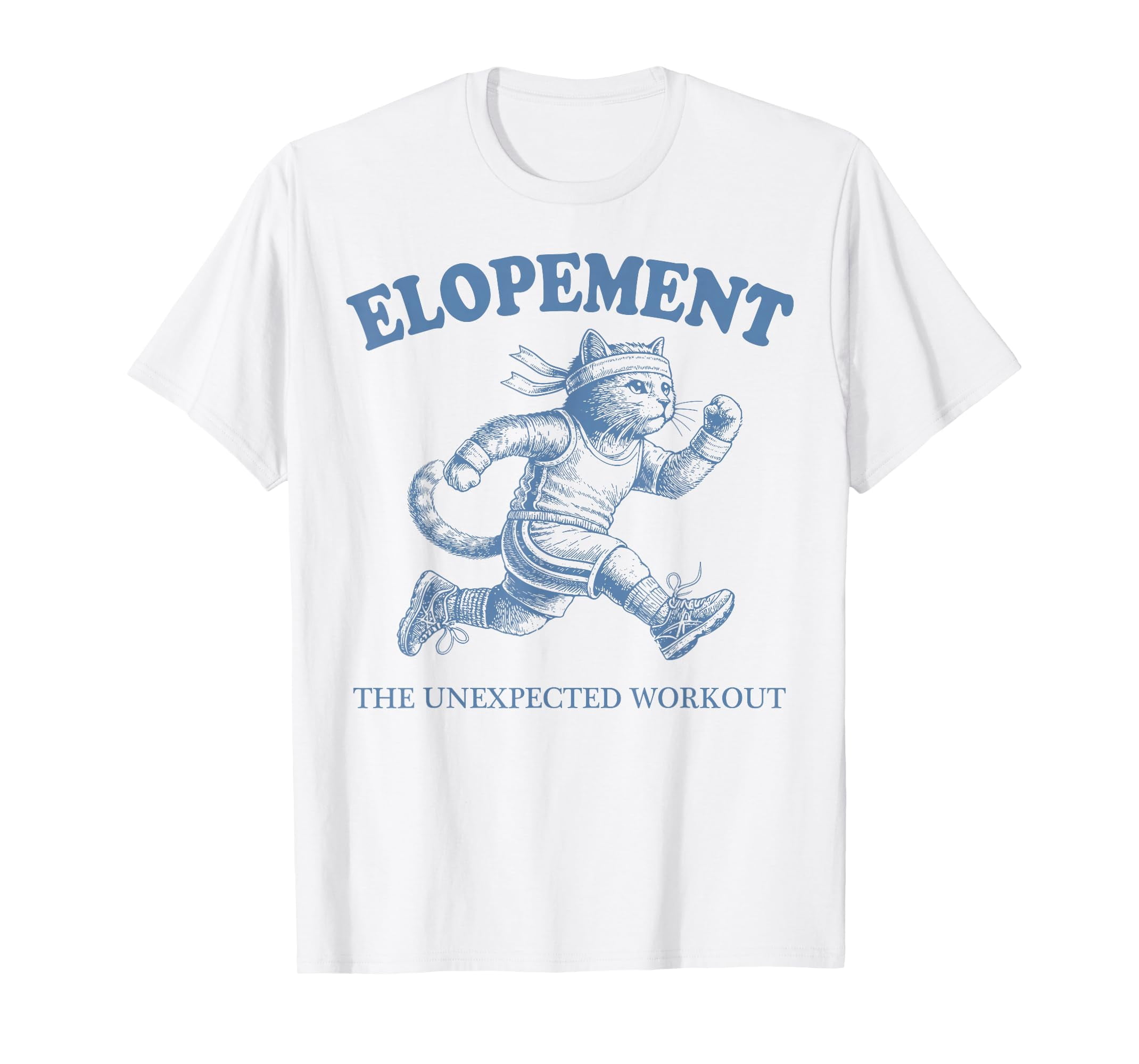 Playful Cat Elopement T-Shirt for Neurodiversity Awareness and Fun ...