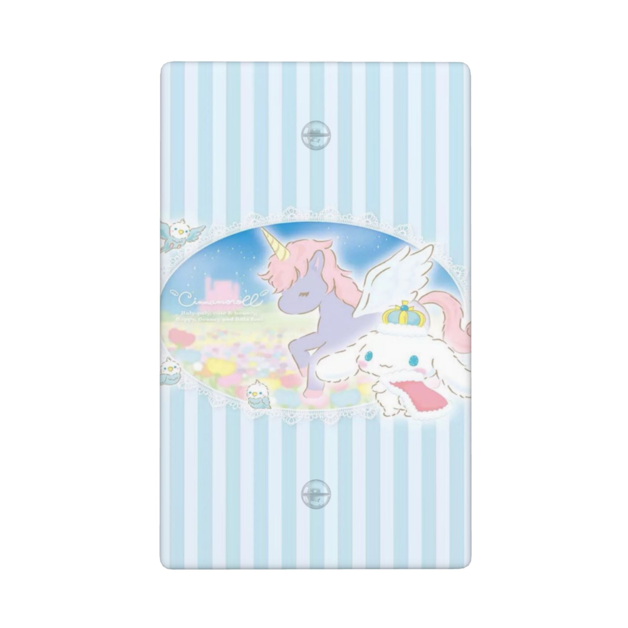 Playful Cinnamoroll Cartoon Switch Cover Decorative Wall Panels: Adding ...