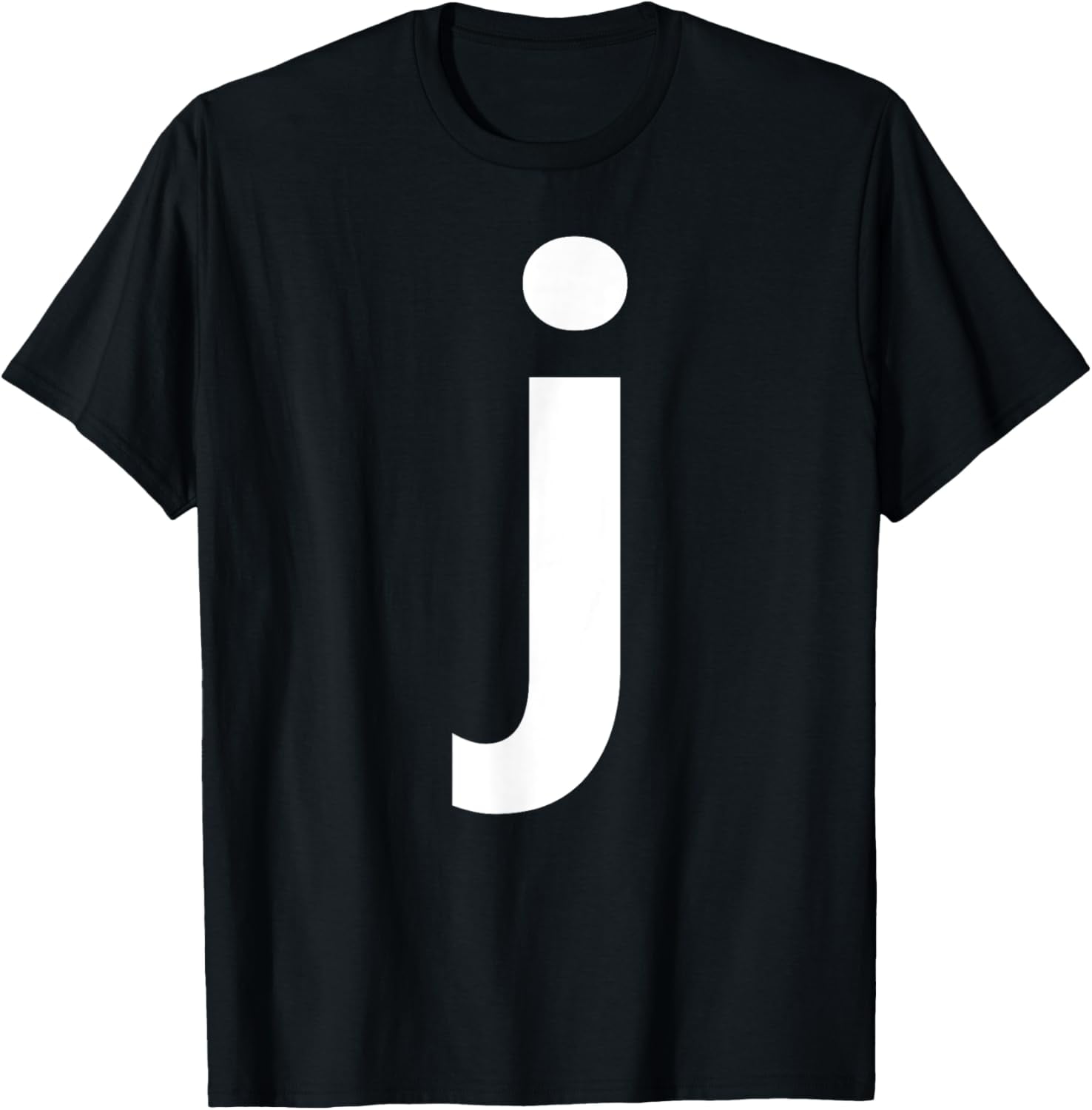 Playful Comfort Tee - Alphabet Letter J (small lower case) Tee Shirt T ...